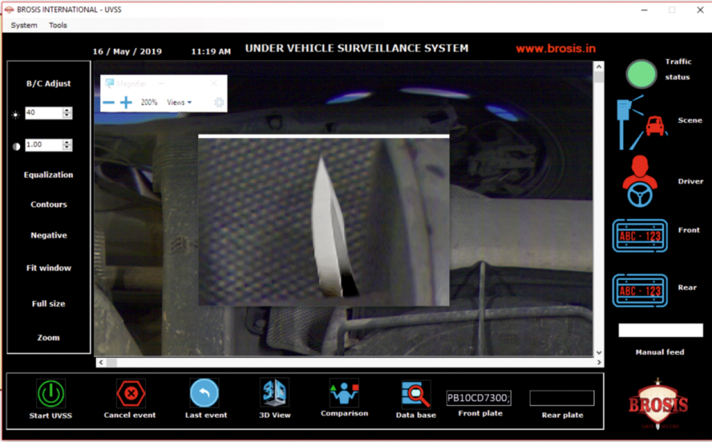 UVSS - Under Vehicle Surveillance System | ATSS Chennai